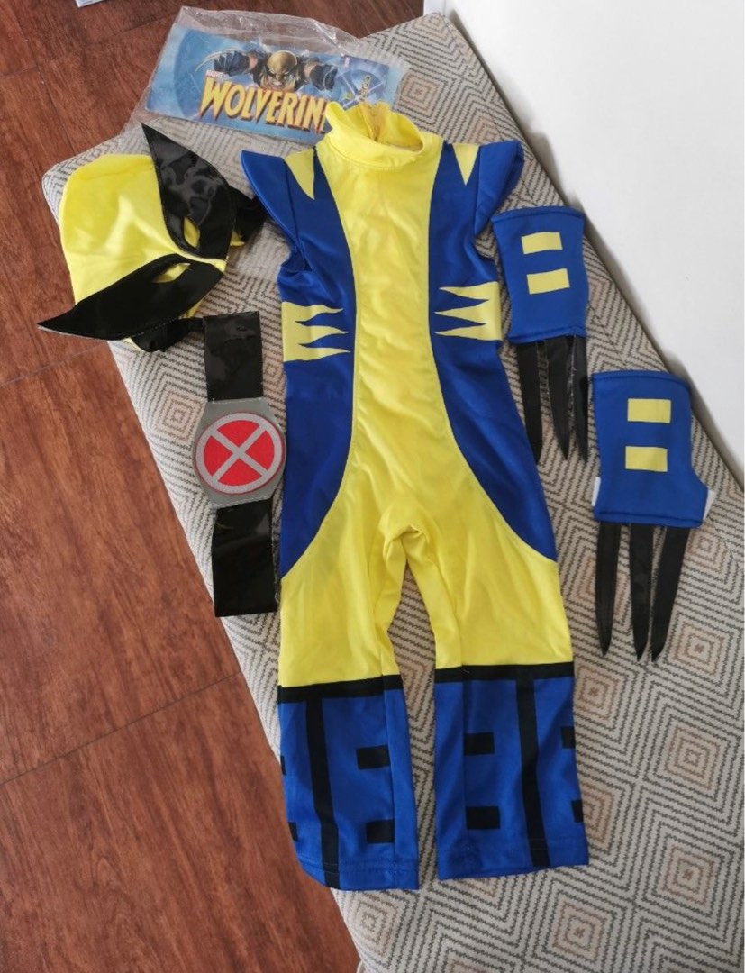 Wolverine costume, Babies & Kids, Babies & Kids Fashion on Carousell