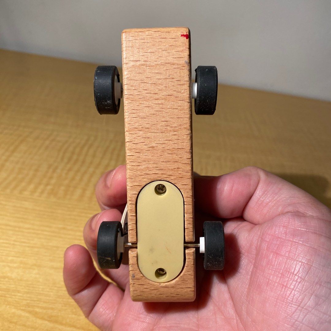 Wooden pull back rafe car, Hobbies & Toys, Toys & Games on Carousell