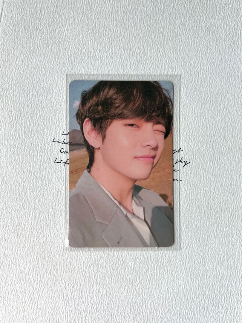 [wts] bts taehyung v tear album y ver photocard pc, Hobbies & Toys ...