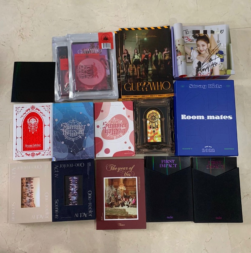 wts unsealed albums (ive, itzy, kep1er, dreamcatcher, twice, stray kids, izone), Hobbies & Toys ...