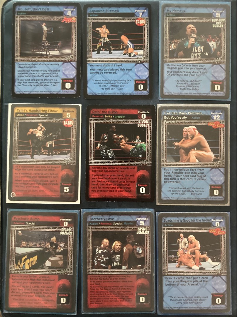 $5 WWE CARDS, Hobbies & Toys, Toys & Games on Carousell