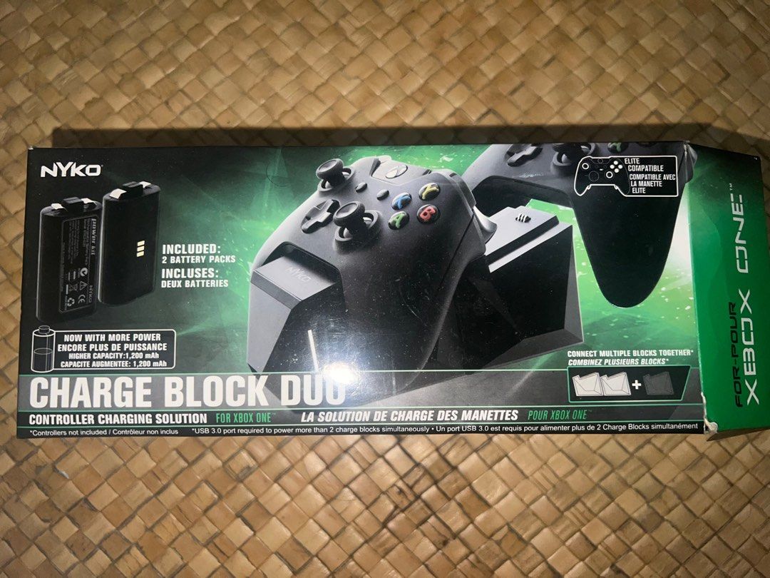 Charge Block Duo for use with Xbox One / Series S X, Video Gaming ...