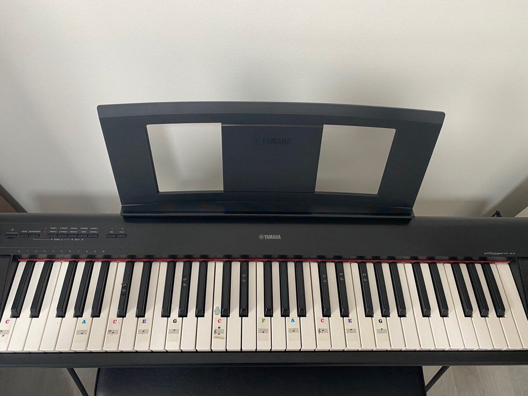 Yamaha Keyboard Piaggero NP-12, Hobbies & Toys, Music & Media, Musical ...