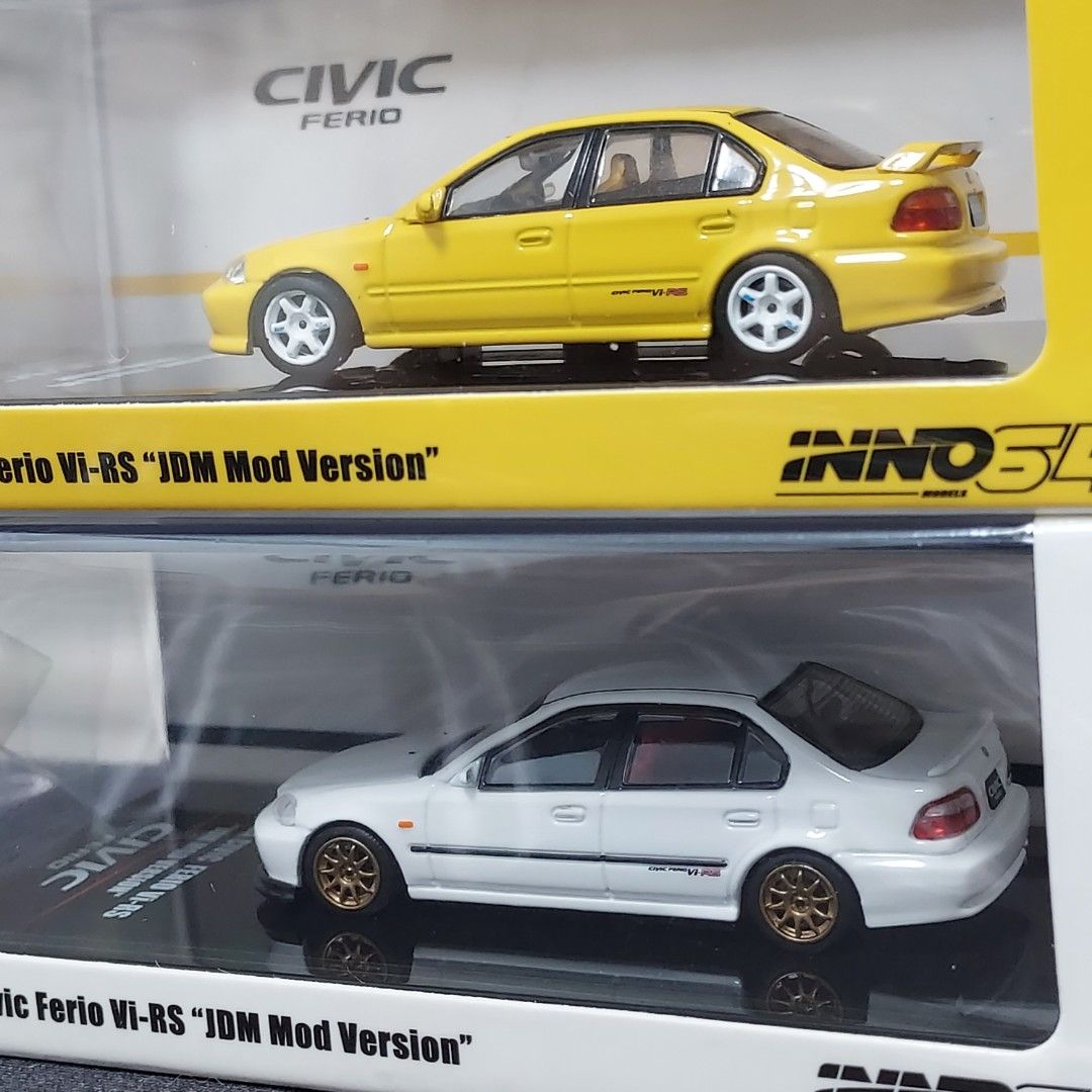 1/64 Honda Civic EK4 Ferio Vi-RS "JDM Mod Version" championship white ...