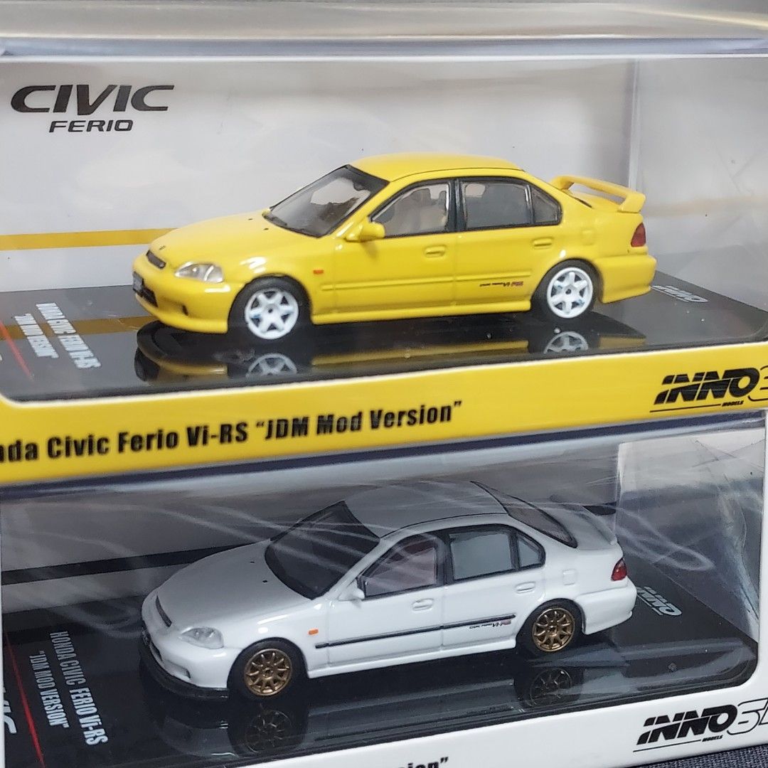 1/64 Honda Civic EK4 Ferio Vi-RS "JDM Mod Version" championship white ...