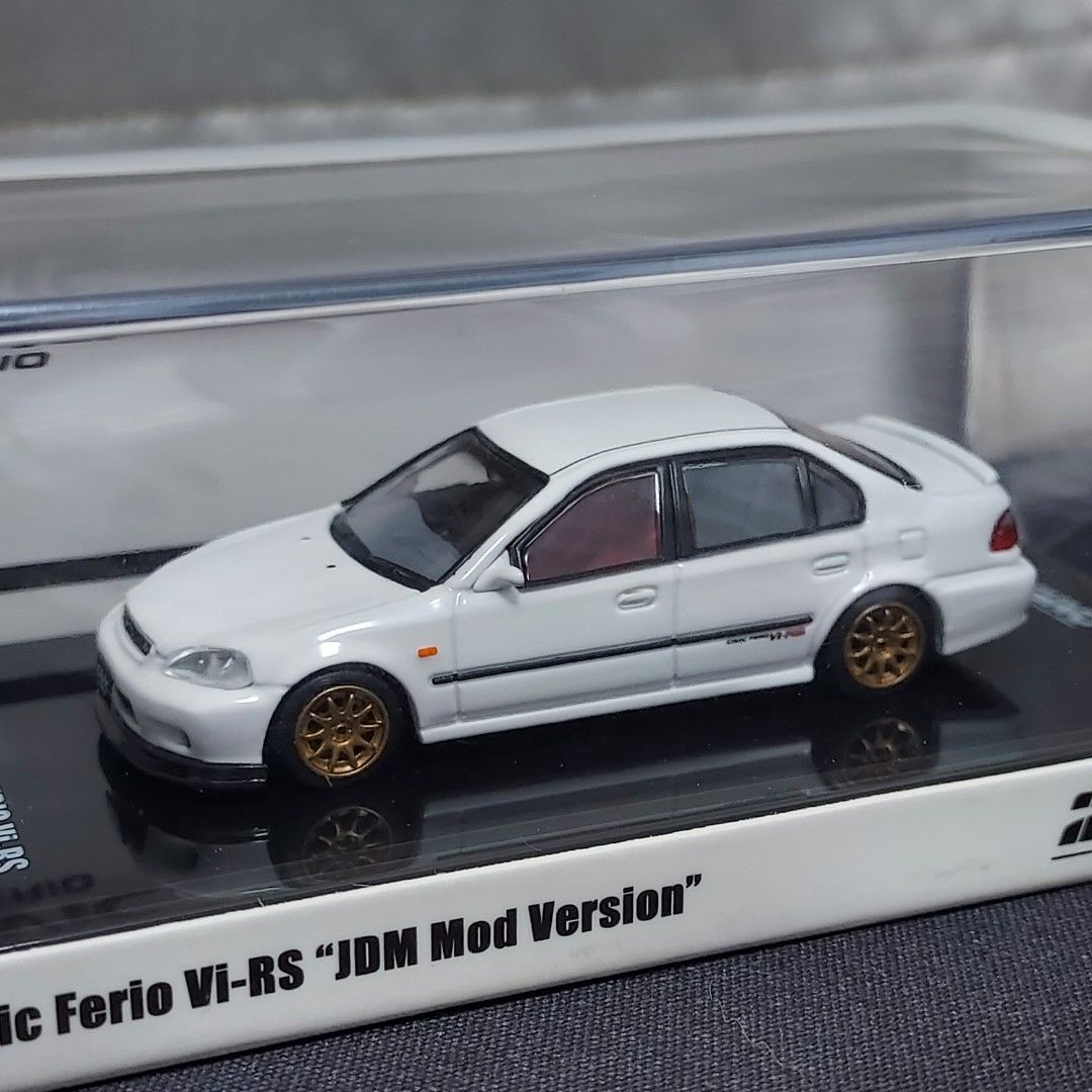 1/64 Honda Civic EK4 Ferio Vi-RS "JDM Mod Version" championship white ...