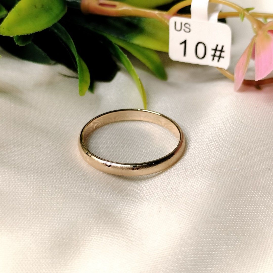 18k/24k real gold plated rings, Women's Fashion, Jewelry & Organizers, Rings on Carousell