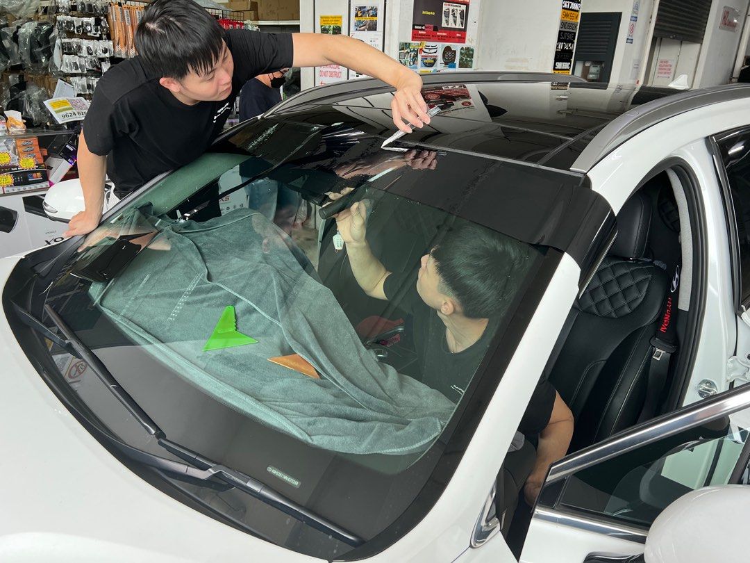 2.9K REVIEWS⚡️! Block Sun Glaring! LTA Approved 7 inch windscreen sun ...