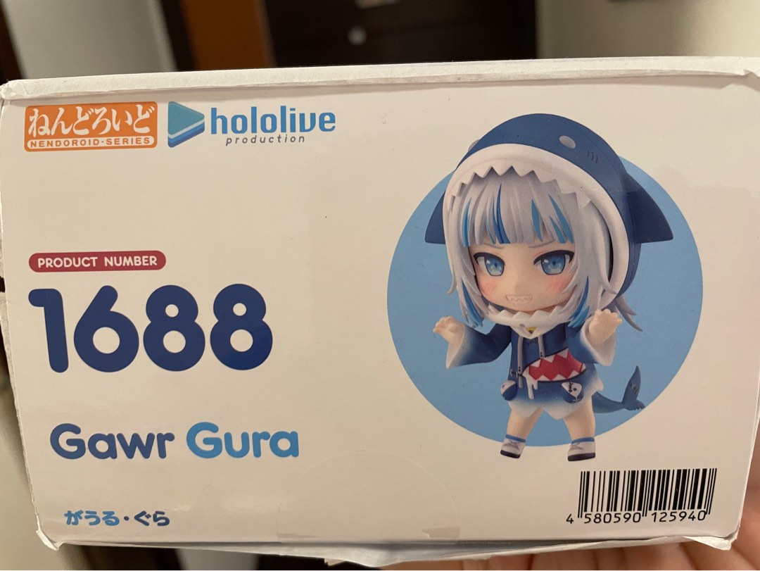 日版全新 黏土人1688 Hololive Gura, 興趣及遊戲, 玩具 & 遊戲類 - Carousell