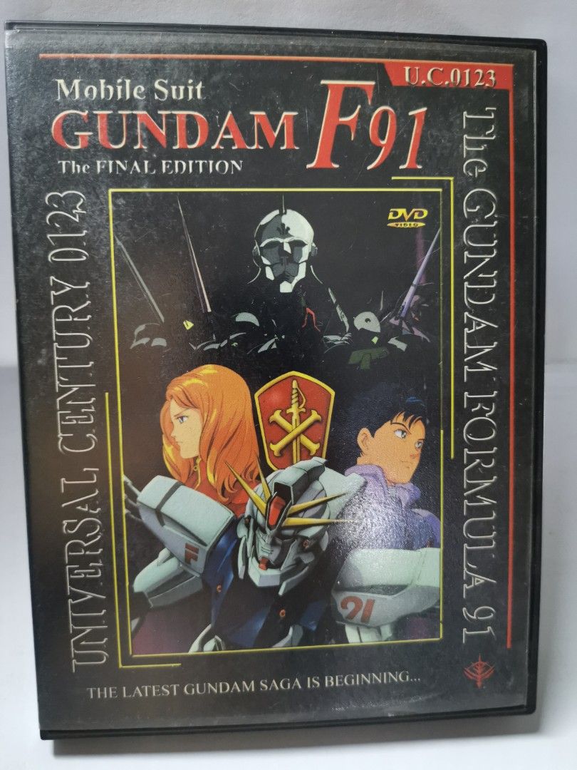 (日本版)機動戰士～高達 Gundam F91_DVD(中英文字幕), 興趣及遊戲, 音樂樂器 & 配件, 音樂與媒體 - CD 及 DVD - Carousell