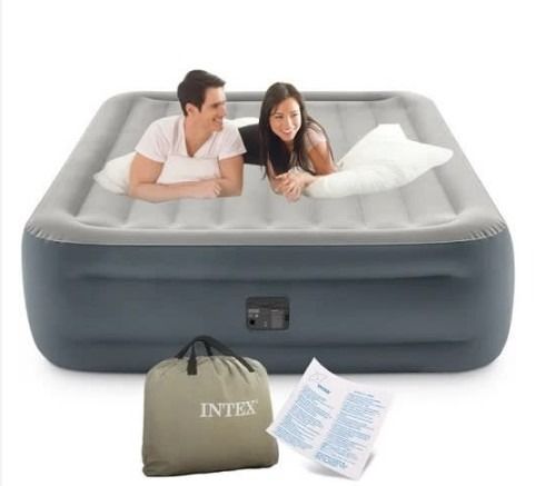 [ INTEX ] Air Beds 5 Sizes to Choose - Intex Fiber Tech Dura Beam Air Mattress / Inflatable Air ...