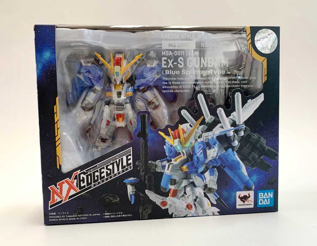 全新 NXEDGE STYLE MS UNIT NX-0065 MSA-011 [Ext] Ex-S GUNDAM 高達 Blue ...