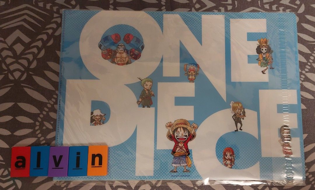 日版 One Piece A4 File 1個 (Made in Japan), 興趣及遊戲, 收藏品及紀念品, 郵票及印刷品 - Carousell