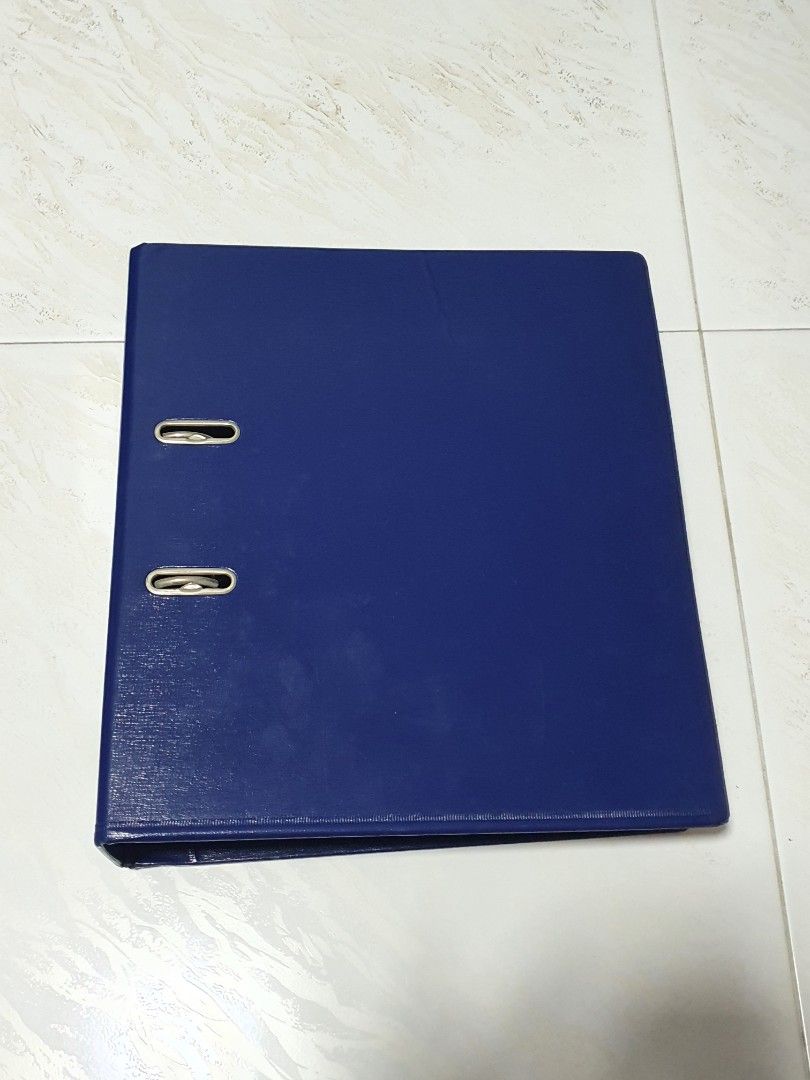A4 dark blue file ( ~3 inch ), Hobbies & Toys, Stationery & Craft ...