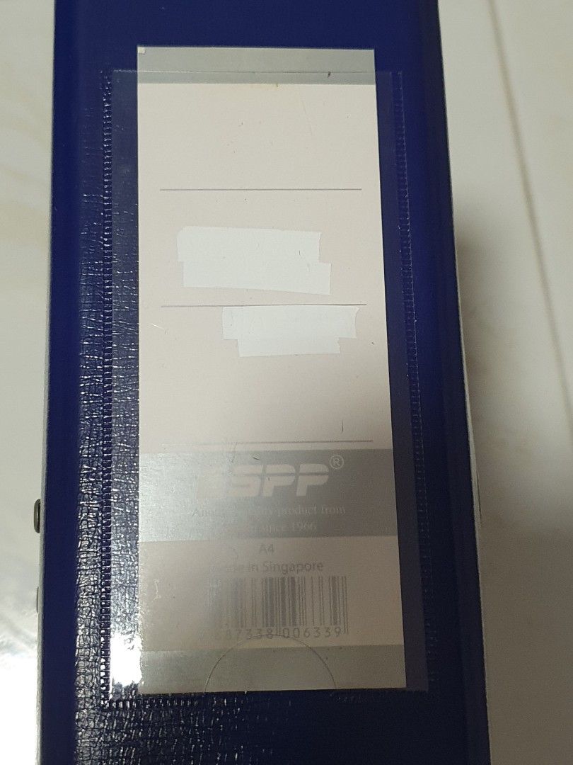 A4 dark blue file ( ~3 inch ), Hobbies & Toys, Stationery & Craft ...