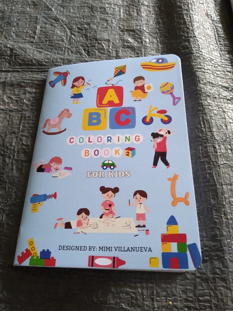 ABCs Coloring book 1 and 2, Hobbies & Toys, Books & Magazines, Children ...