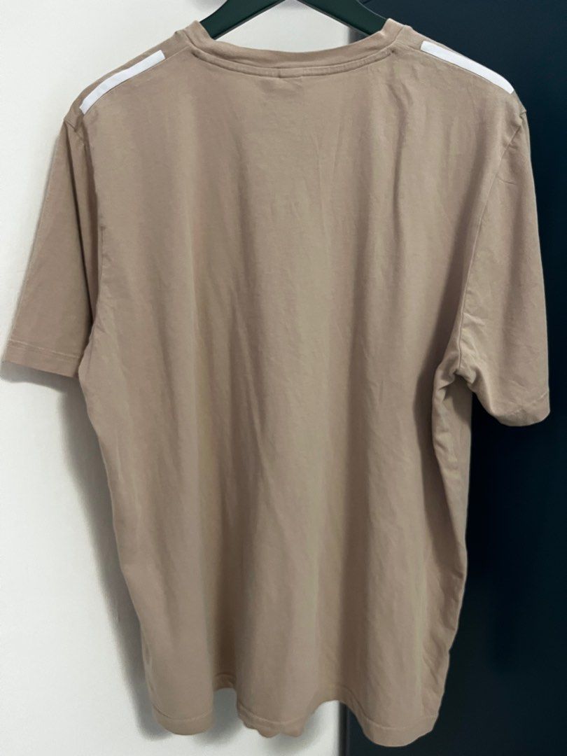 Adidas Light Brown T-shirt, Men's Fashion, Tops & Sets, Tshirts & Polo ...