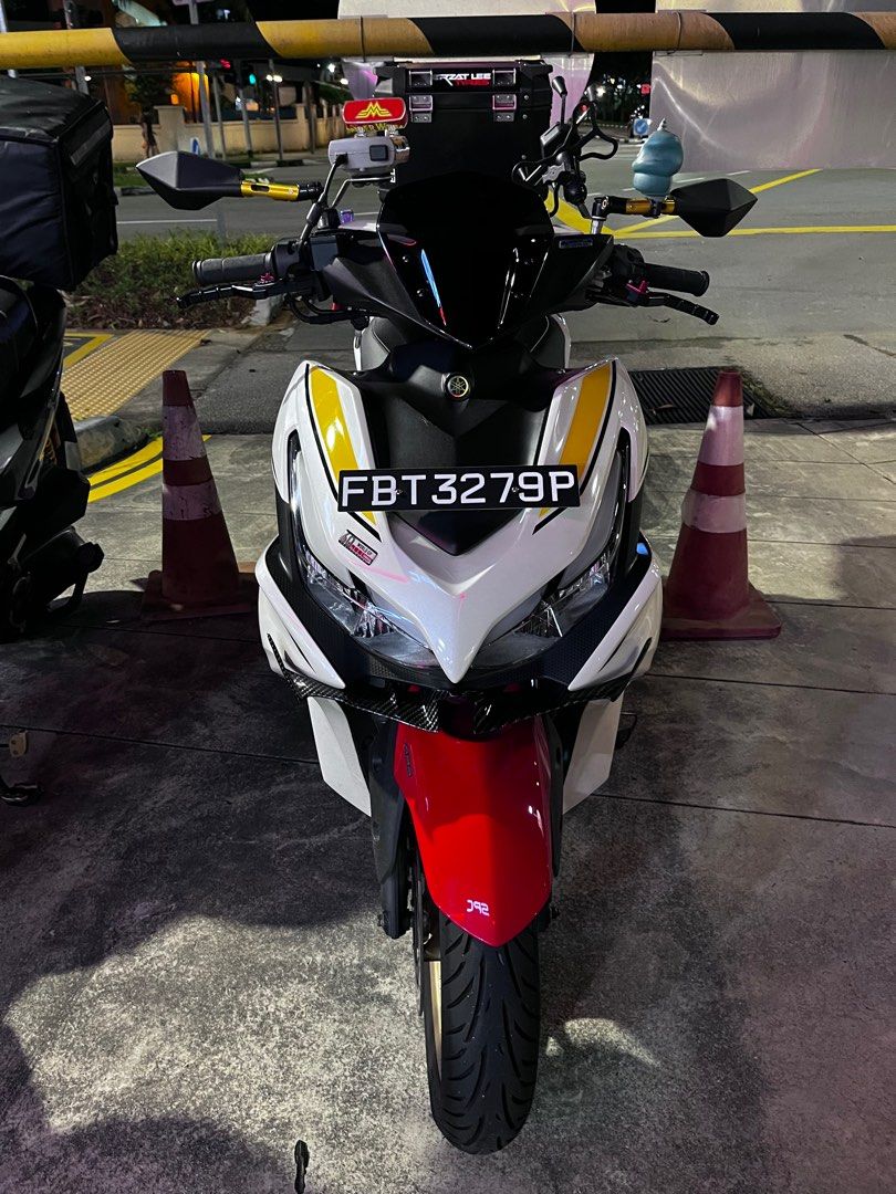 Aerox 60 world GP v2 with YSS suspension, Motorcycles, Motorcycles for Sale, Class 2B on Carousell