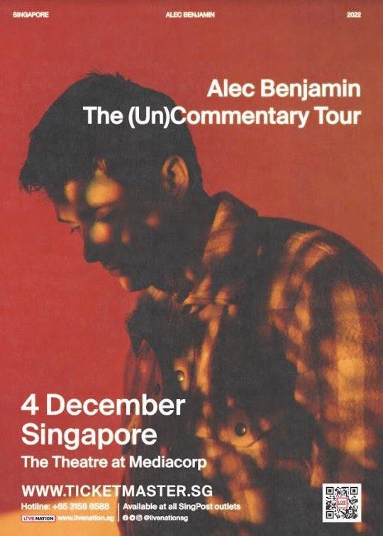 Alec Benjamin Show, Tickets & Vouchers, Event Tickets on Carousell