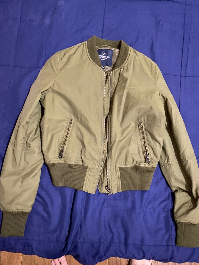 American Eagle bomber jacket, Women's Fashion, Coats, Jackets and ...