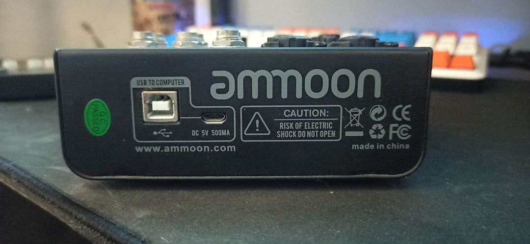 Ammoon AGM04 - Professional Audio Mixer, Audio, Other Audio Equipment on Carousell