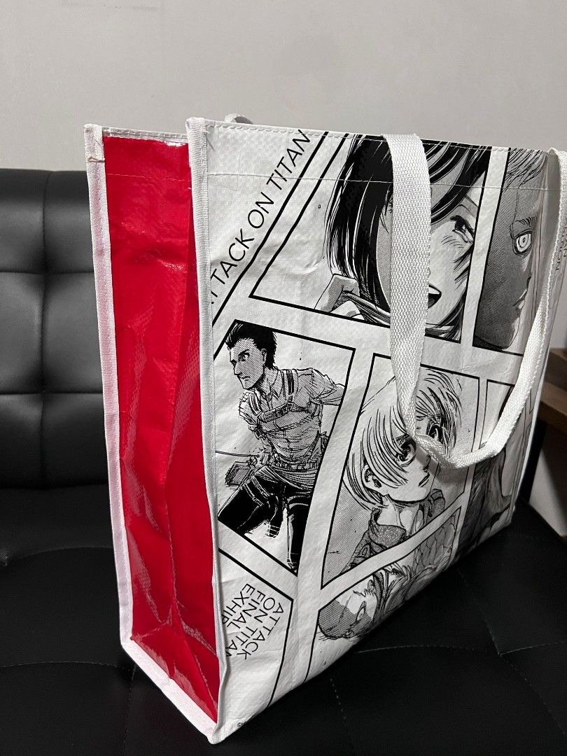 Attack of Titans AOT Limited Edition Tote Bag, Hobbies & Toys ...