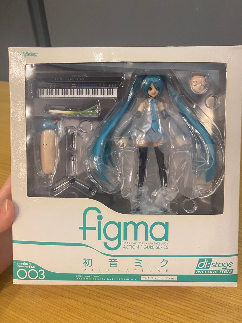 [Original from Japan] Figma Miku Hatsune, Hobbies & Toys, Memorabilia ...