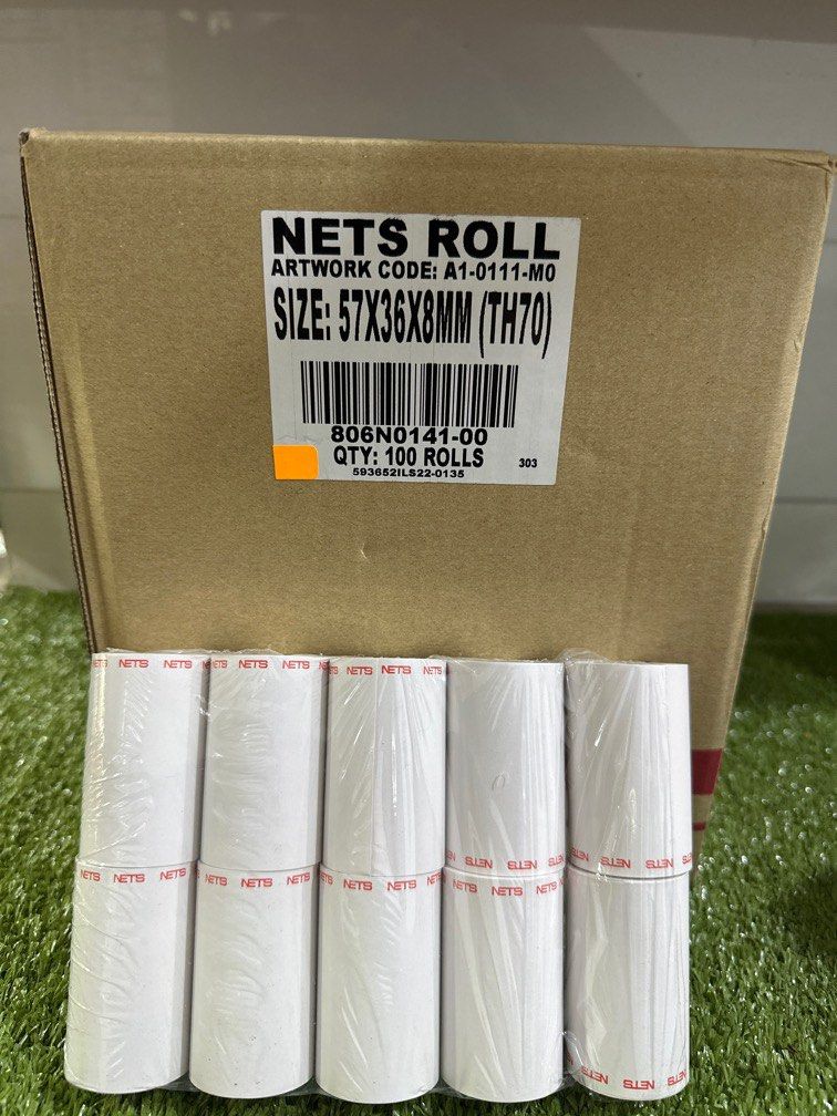 Authentic Nets paper roll, Computers & Tech, Parts & Accessories, Other ...
