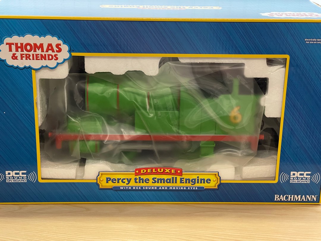 Bachmann 91422 G scale Percy - thomas and friends DCC with sound, 興趣及遊戲, 玩具 & 遊戲類 - Carousell