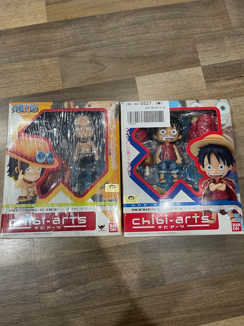 Bandai One Piece Chibi Luffy & Ace, Hobbies & Toys, Toys & Games on ...