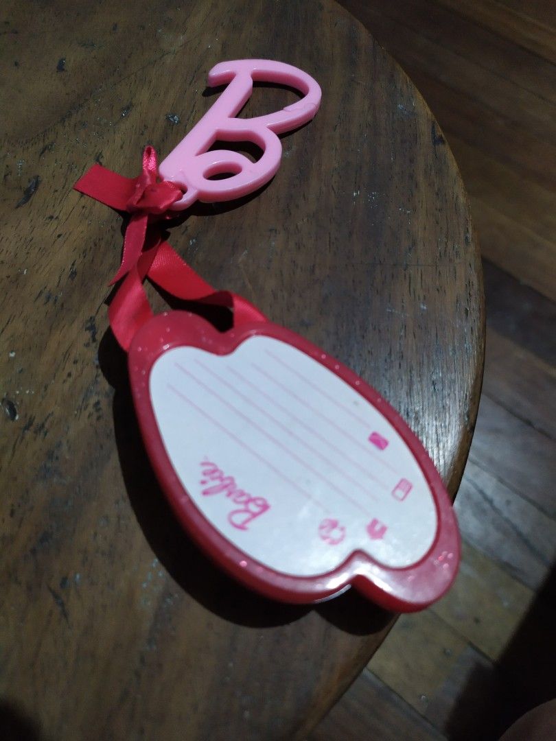 Barbie dolls name tag for bags, Hobbies & Toys, Toys & Games on Carousell
