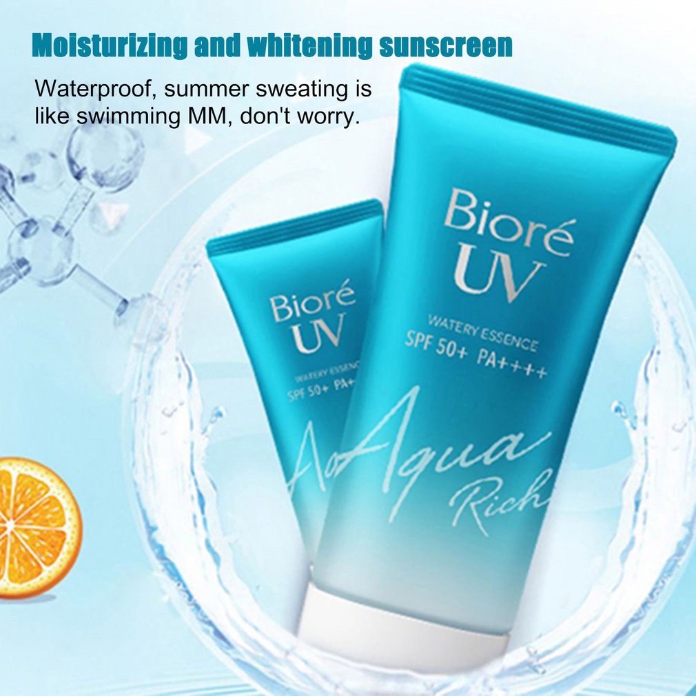 Biore UV Aqua Waterproof Whitening SPF50+ PA++++ Sunblock Sunscreen ...