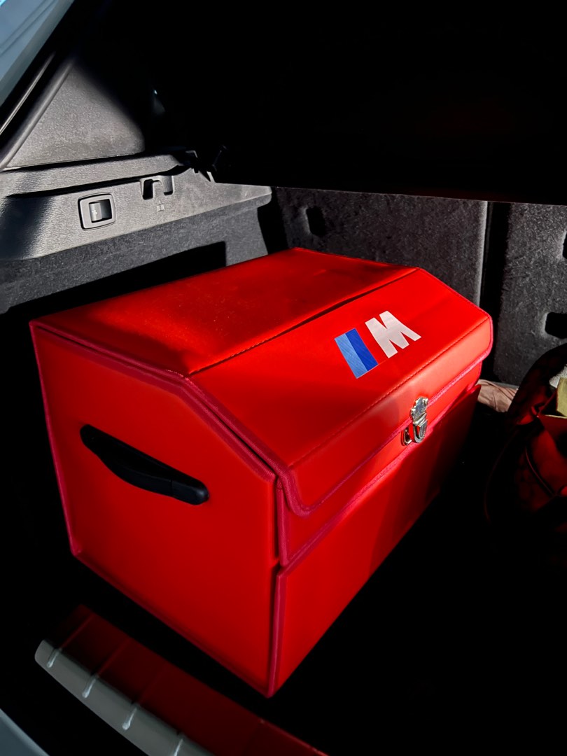 BMW M storage box, Car Accessories, Accessories on Carousell