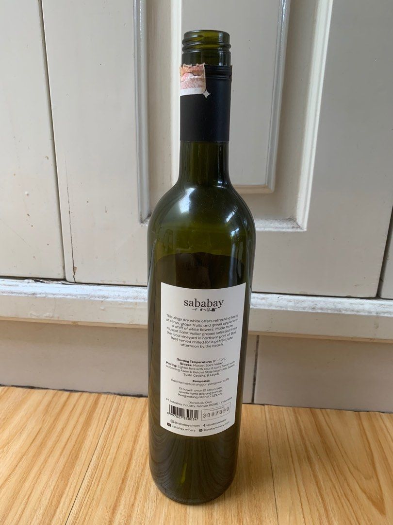 Botol Wine Anggur Putih 750ml, Antik, Pajangan di Carousell