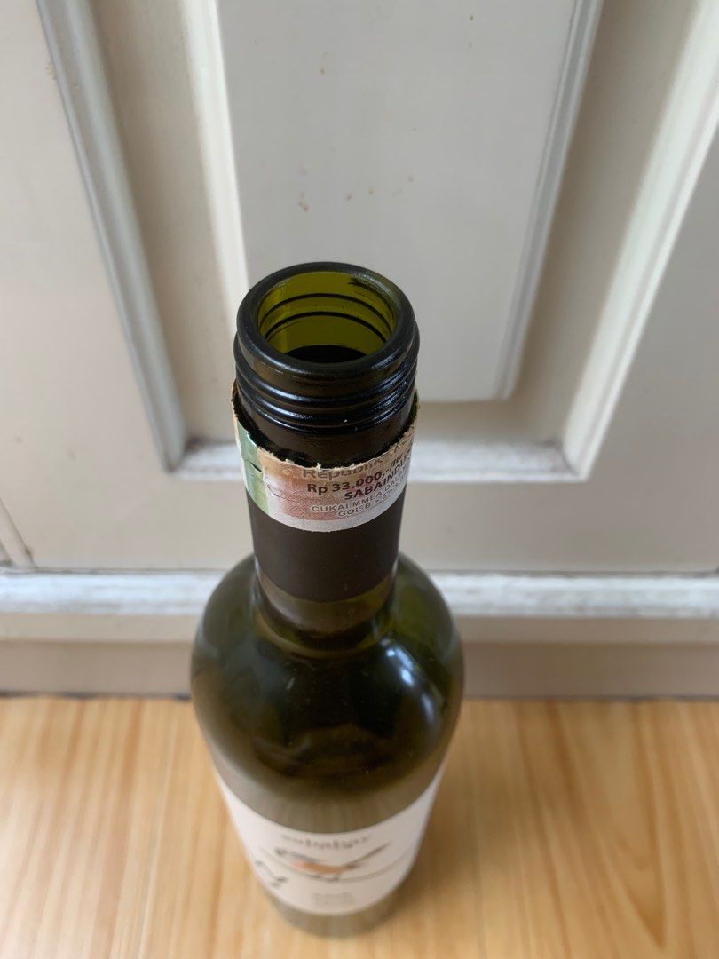 Botol Wine Anggur Putih 750ml, Antik, Pajangan di Carousell