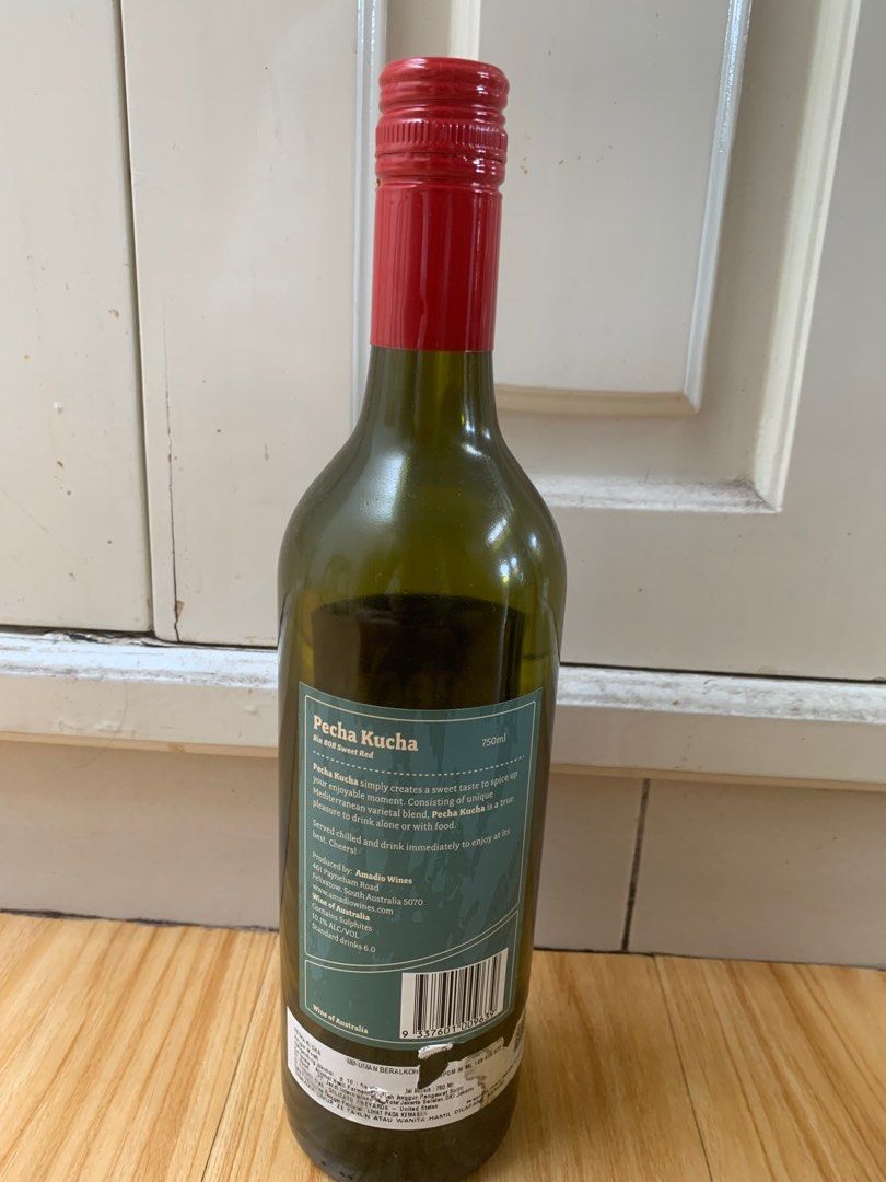 Botol Wine UK Anggur Merah 750ml, Antik, Pajangan di Carousell