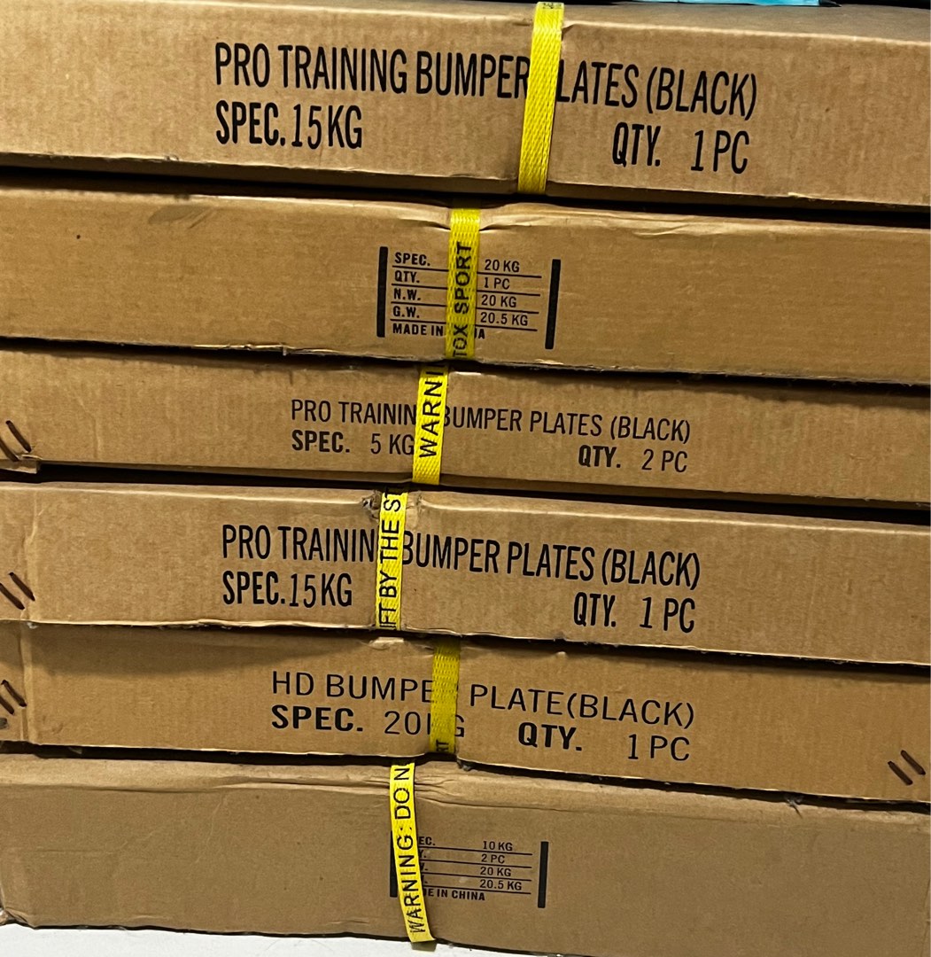 Brand New Bumper Plates in Packaging, Sports Equipment, Exercise ...