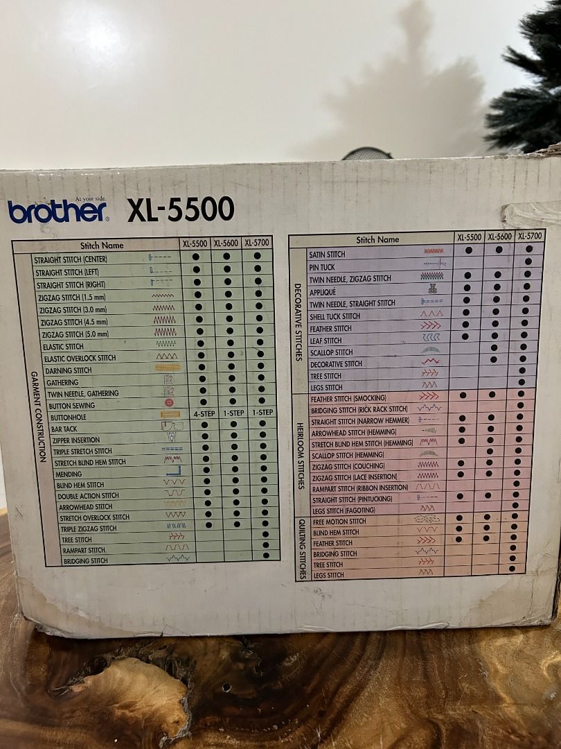 Brother XL-5500 Sewing Machine, Hobbies & Toys, Stationary & Craft ...
