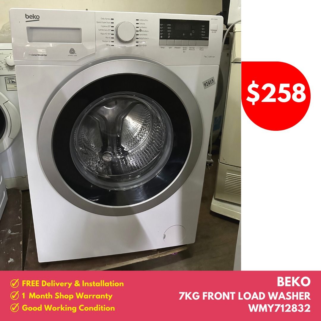 BUY NOW! BEKO 7kg Front Load Washer WMY712832 (92415), TV & Home ...