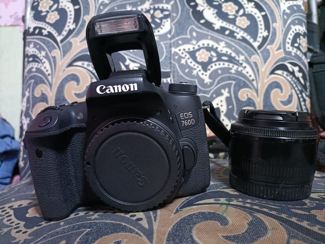 Canon 760d Body DSLR Wifi Touchscreen Flipscreen With Freebies ...