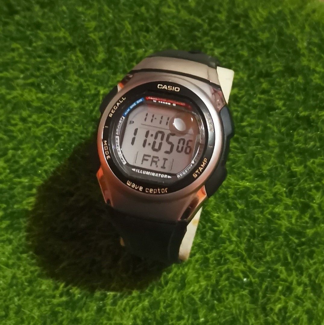 CASIO WAVE CEPTOR 2557 WV-57HJ WORLD TIME TIME STAMP ILLUMINATOR DAILY ...