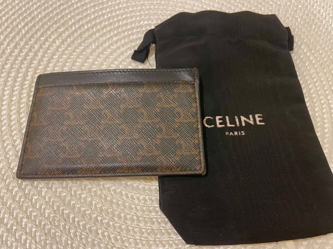 Celine card cace, Men's Fashion, Watches & Accessories, Wallets & Card ...