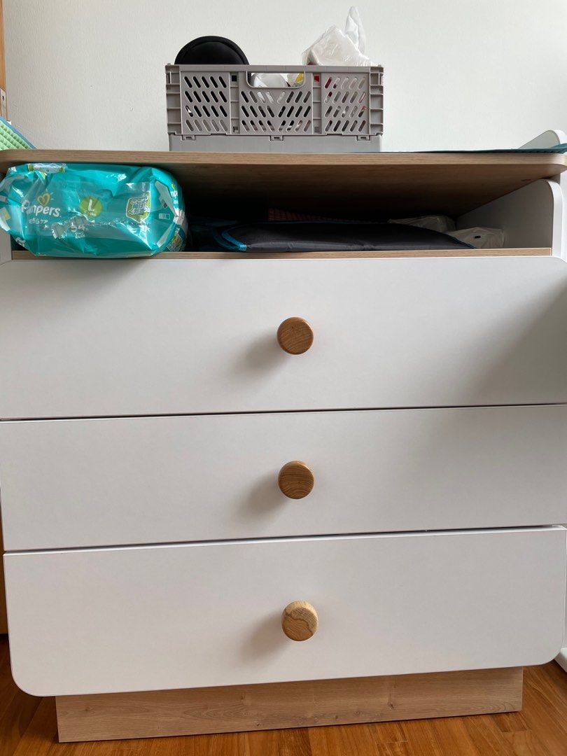 Cilek natura baby dresser with desk, Babies & Kids, Baby Nursery & Kids ...