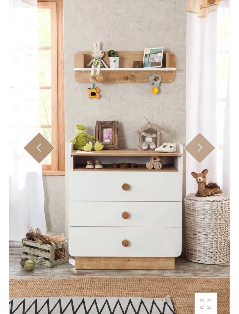 Cilek natura baby dresser with desk, Babies & Kids, Baby Nursery & Kids ...