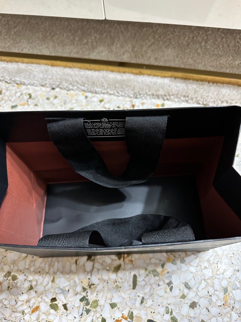Coach paper bag, Luxury, Accessories on Carousell