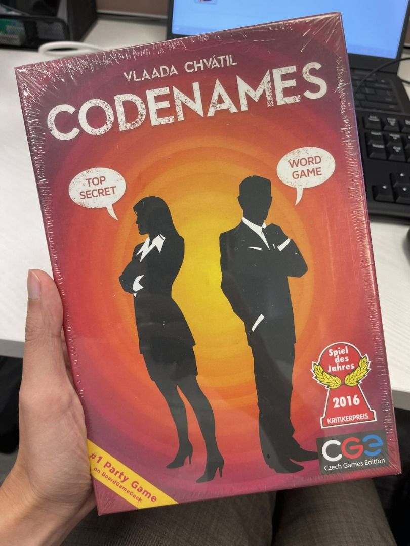Codenames Board Game, Hobbies & Toys, Toys & Games on Carousell