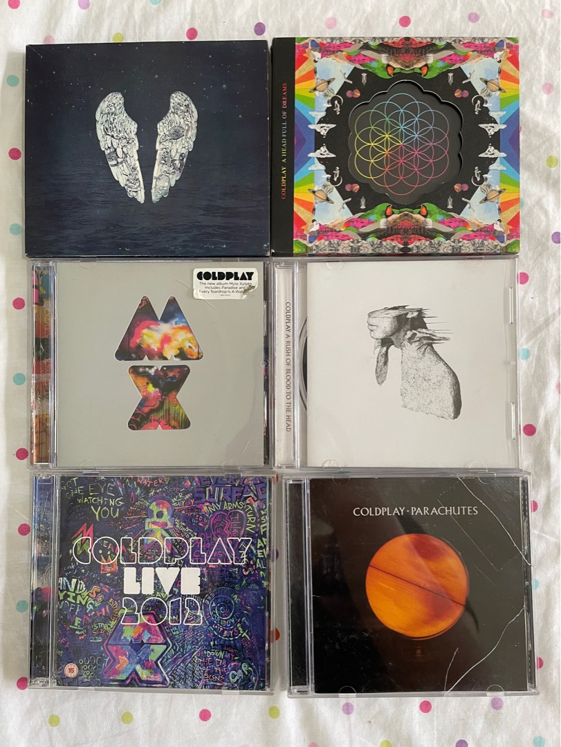 Coldplay albums (CD), Hobbies & Toys, Music & Media, CDs & DVDs on ...