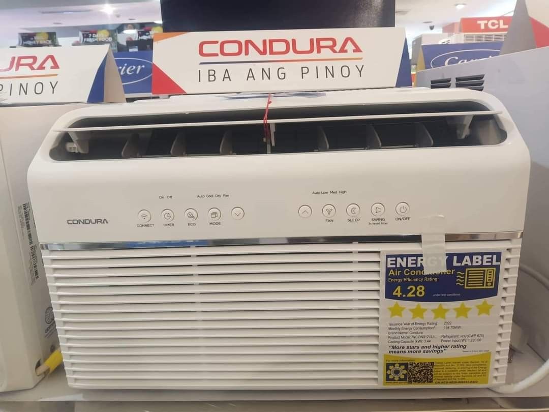 Condura Primea Inverter Window Type Aircon, TV & Home Appliances, Air ...