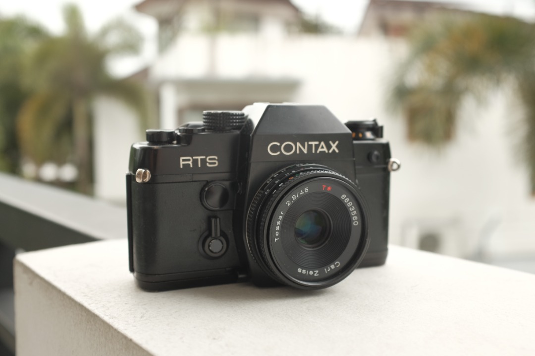 Contax RTS 35mm Film Camera w/ Zeiss Tessar 45mm f2.8 lens (FILM TESTED ...