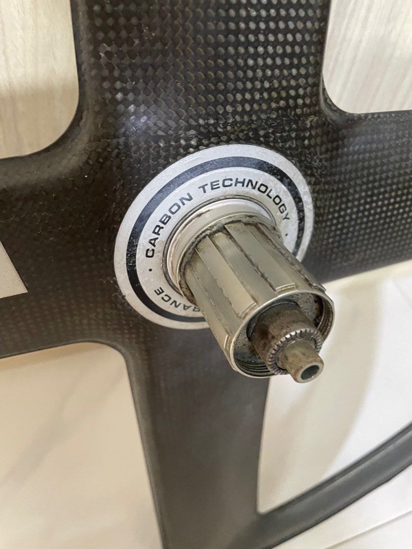 Corima 4 spoke carbon wheel (Rear), Sports Equipment, Bicycles & Parts ...